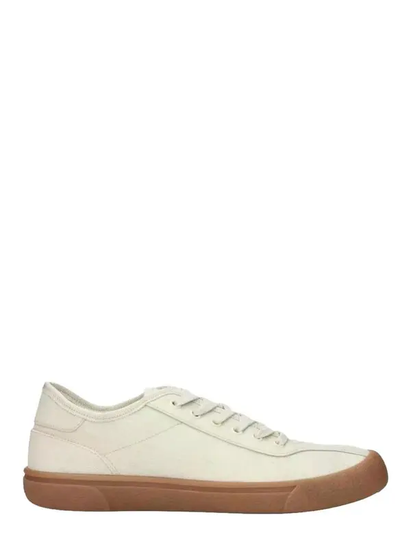 THE ROW Lace-up Canvas Sneakers - Neutrals