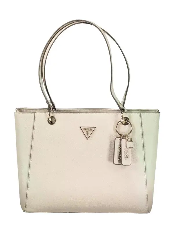 Guess Logo-plaque Tote - Neutrals