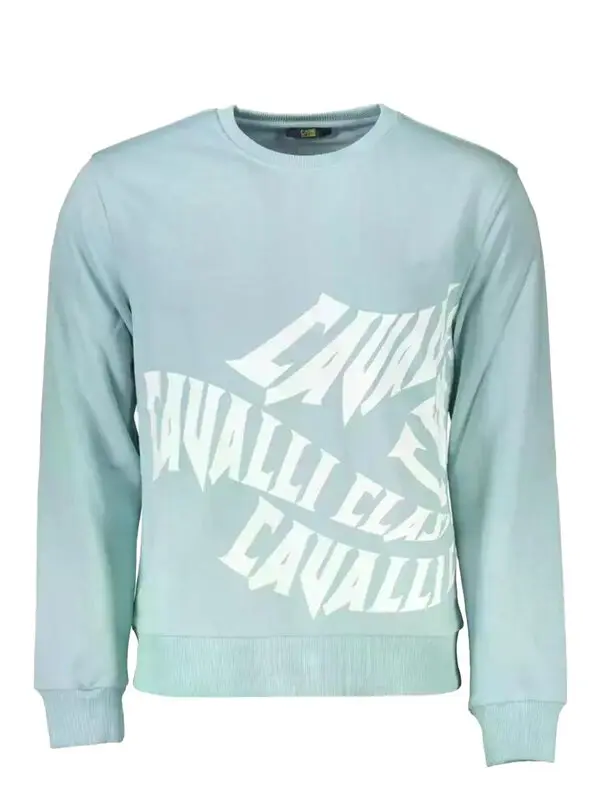 Roberto Cavalli Logo-print Sweater - Blue