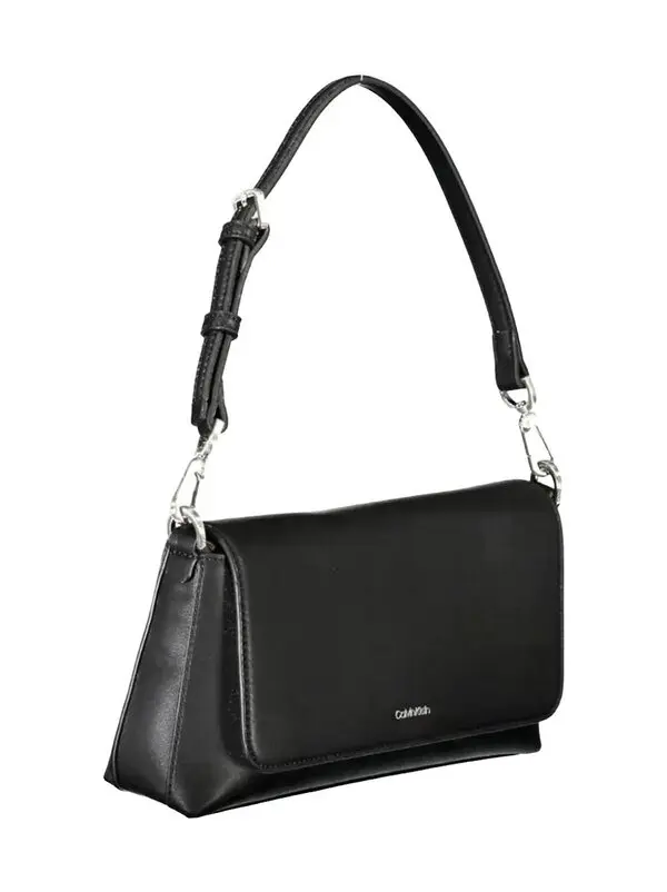 Calvin Klein Logo-plaque Shoulder Bag - Black