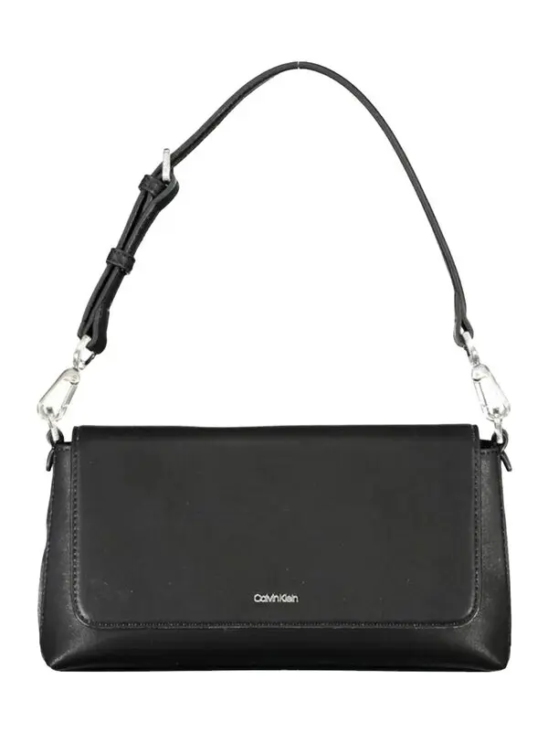 Calvin Klein Logo-plaque Shoulder Bag - Black