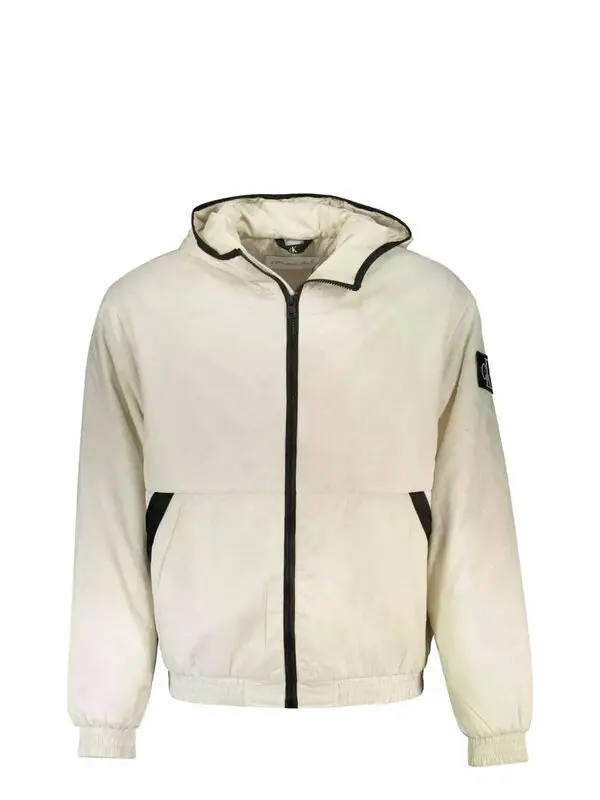 Calvin Klein Puffer Hooded Jacket - Neutrals