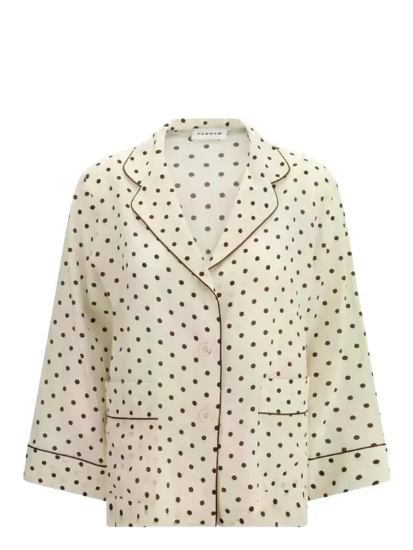 P.a.r.o.s.h Polka-dot Print Shirt - Neutrals
