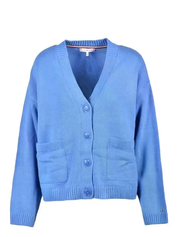 Tommy Hilfiger Fine-knit Cardigan - Blue