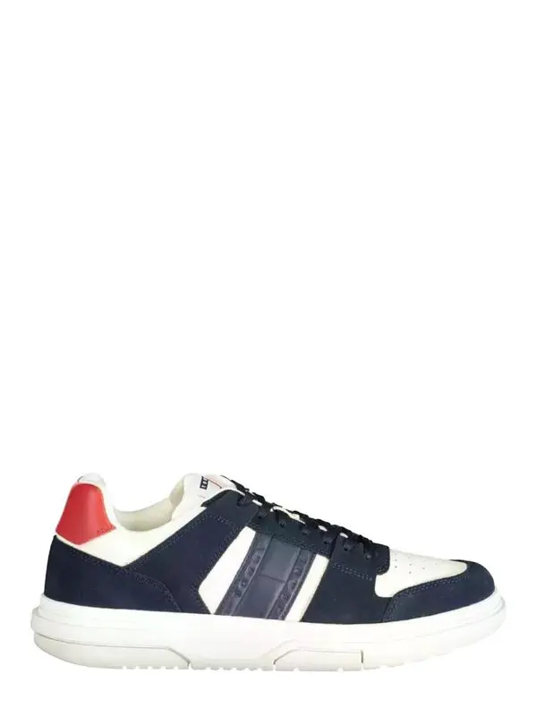 Tommy Hilfiger Suede-panelled Sneakers - Blue