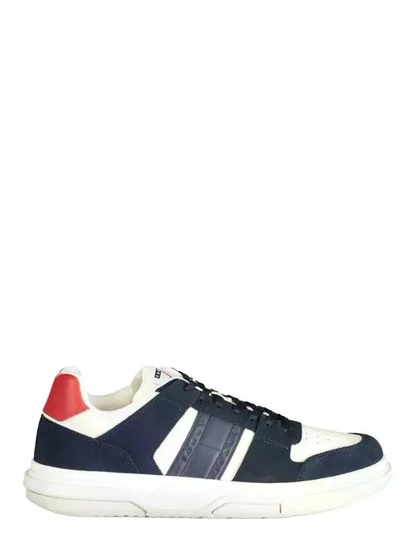 Tommy Hilfiger Suede-panelled Sneakers - Blue