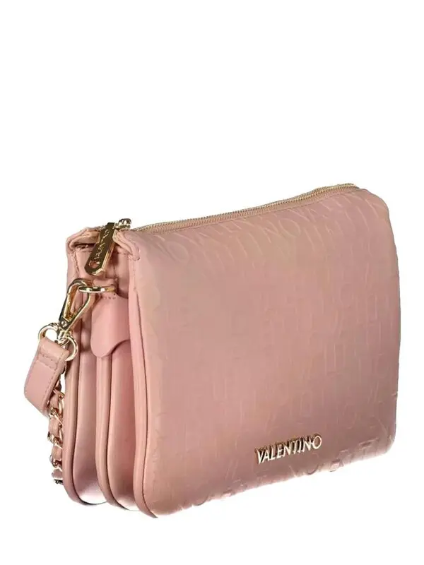 MARIO VALENTINO Logo-embossed Shoulder Bag - Pink