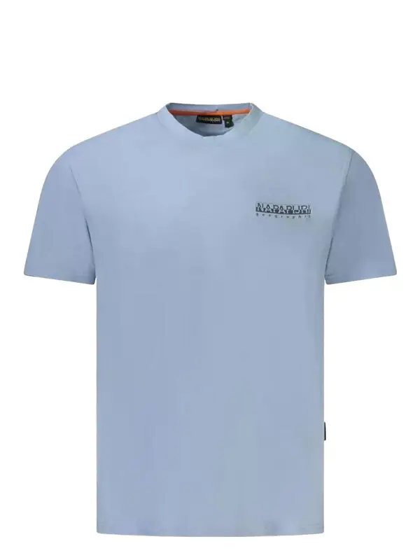 NAPAPIJRI Logo-print Cotton T-shirt - Blue