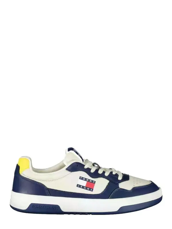 Tommy Hilfiger Logo-patch Panelled Sneakers - Neutrals