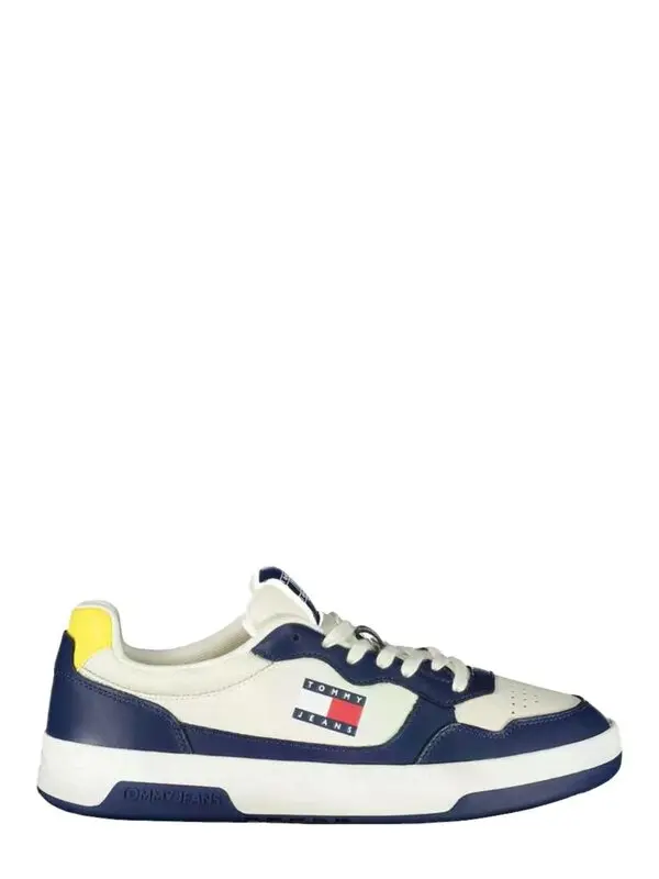 Tommy Hilfiger Logo-patch Panelled Sneakers - Neutrals
