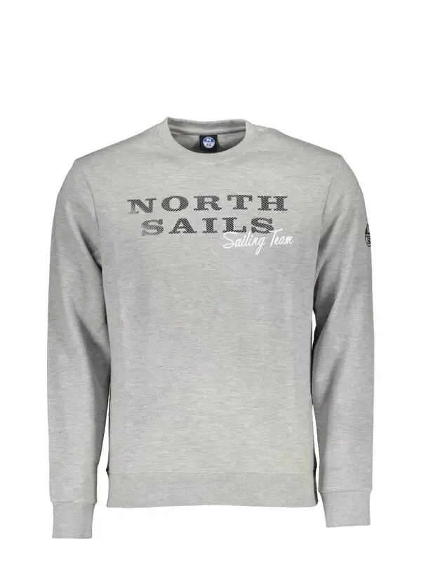 NORTH SAILS Logo-print Crew-neck Sweatshirt - Grey