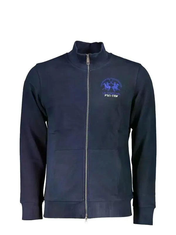 LA MARTINA Polo Crew Zip-up Sweatshirt - Blue