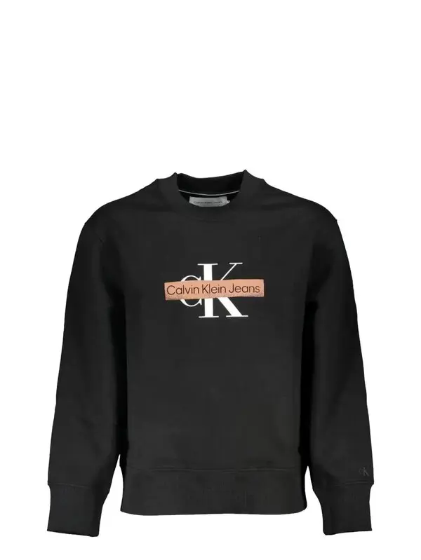 Calvin Klein Logo-print Sweatshirt - Black