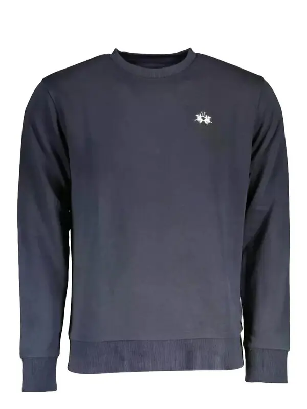 LA MARTINA Embroidered-logo Sweater - Blue