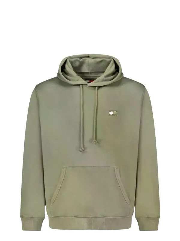 Tommy Hilfiger Tonal Badge Hoodie - Green