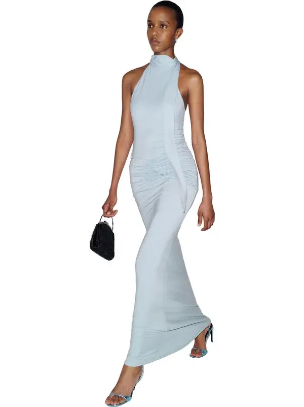 REFORMATION Serena Knit Dress - Blue