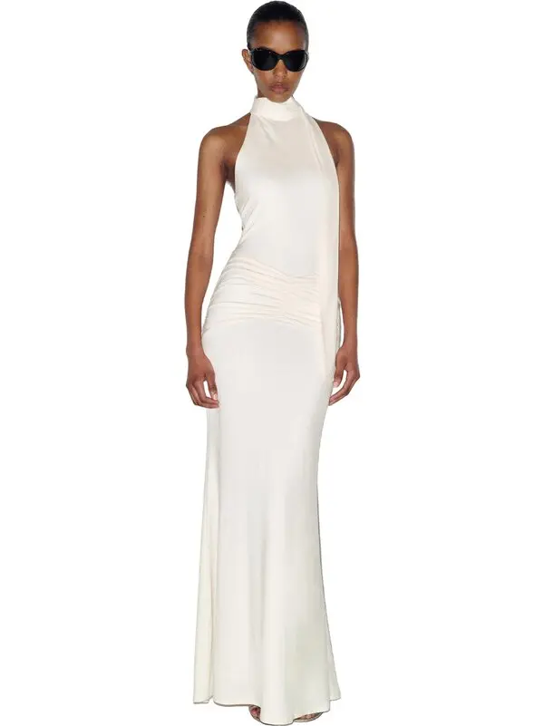 REFORMATION Serena Knit Maxi Dress - Ivory