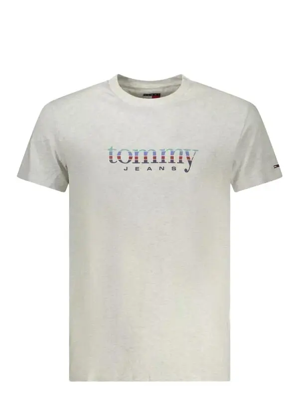 Tommy Hilfiger Logo-print Cotton T-shirt - Grey