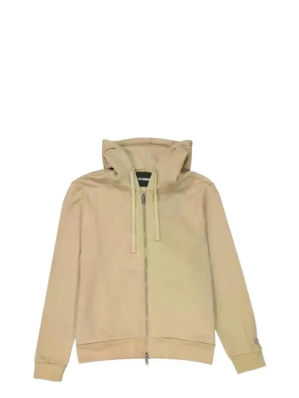 LES HOMMES Zip-up Hoodie - Neutrals
