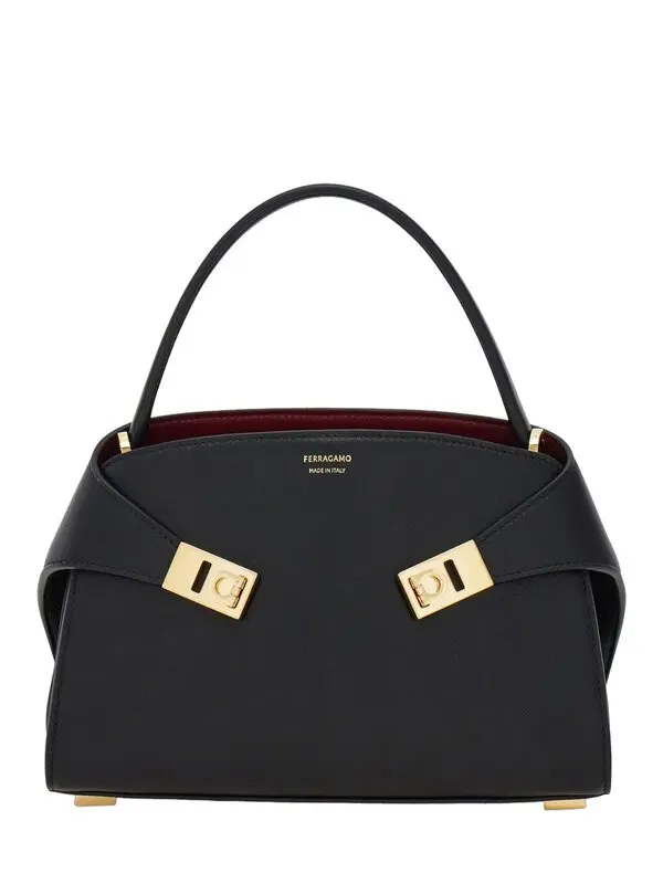FERRAGAMO Hug Soft Handbag - Black