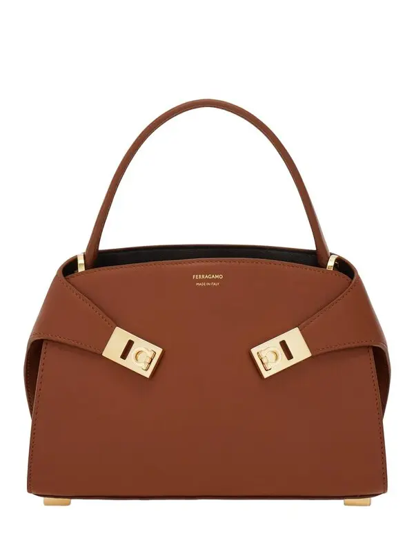 FERRAGAMO Hug Soft Handbag - Brown
