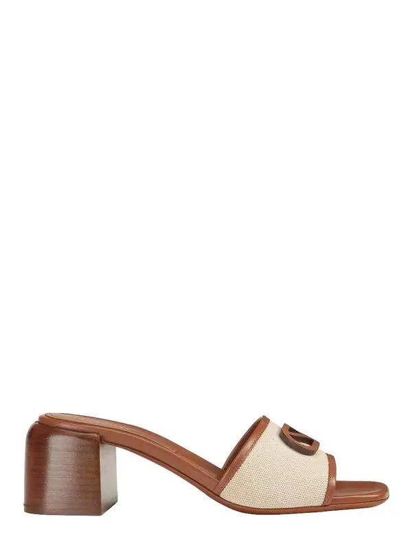 SERGIO ROSSI Surge Logo-appliqué Sandals - Neutrals