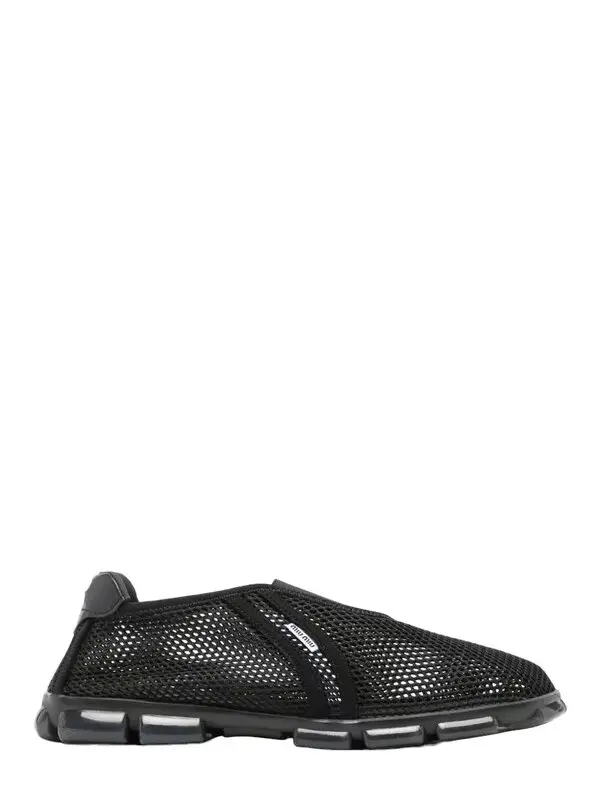 Miu Miu Mesh Slip-on Sneakers - Black