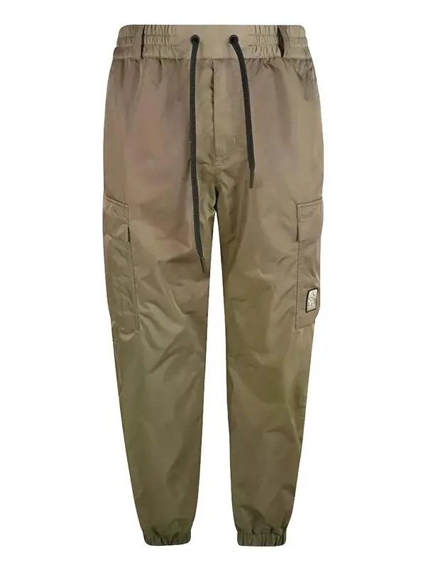 Moncler Padded Cargo Trousers - Green