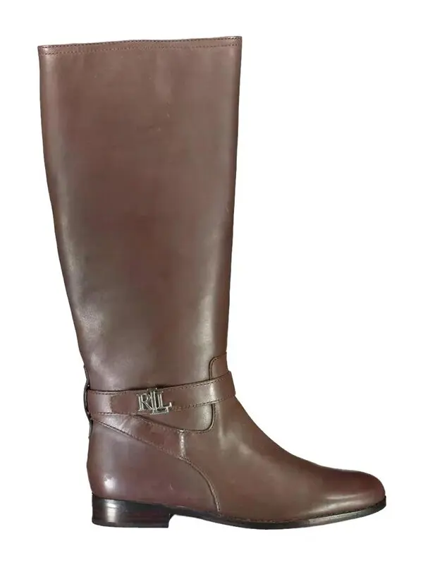 Ralph Lauren Karina Logo-buckle Boots - Brown