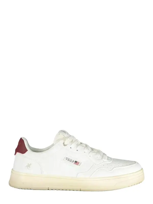 U.S. Grand Perforated Lace-up Sneakers - White