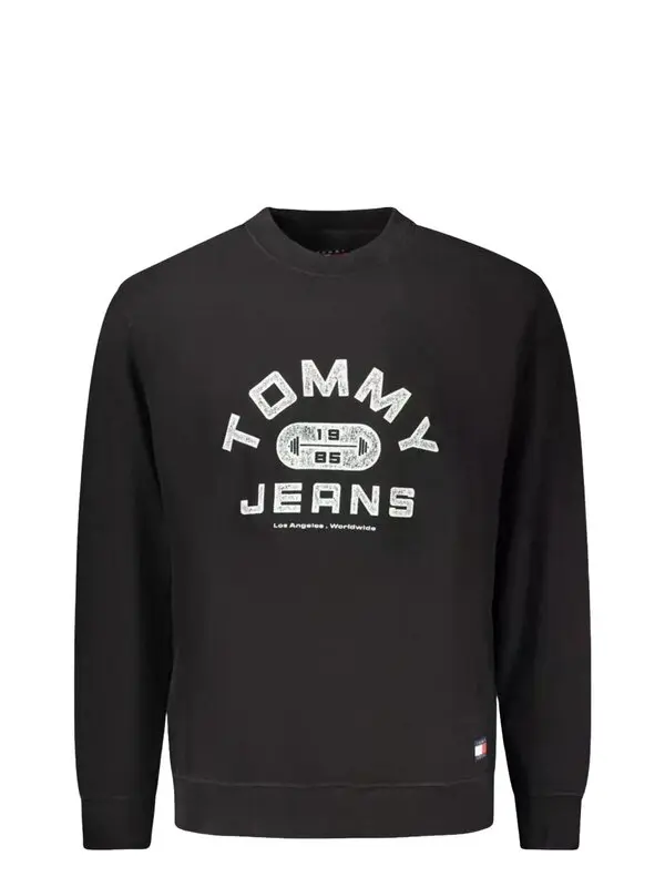 Tommy Hilfiger Logo-print Sweatshirt - Black