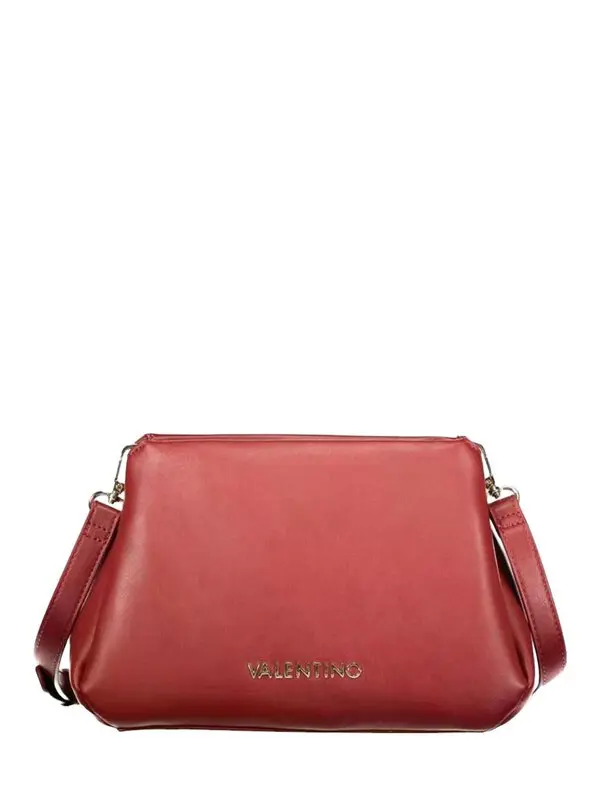 MARIO VALENTINO Logo Lettering Shoulder Bag - Red