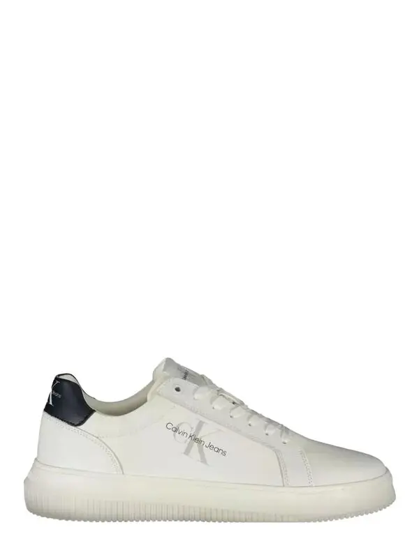 Calvin Klein Classic Cupsole Leather Sneakers - White