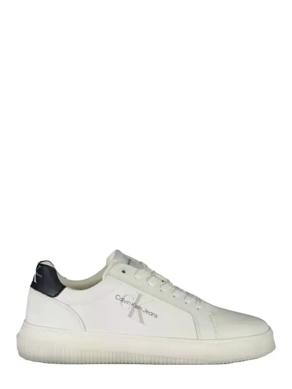 Calvin Klein Classic Cupsole Leather Sneakers - White