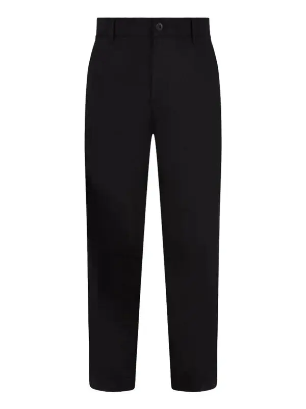 Calvin Klein Straight-leg Trousers - Black