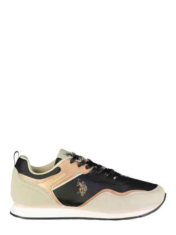 U.s. Polo Assn. Panelled Logo-print Sneakers - Neutrals