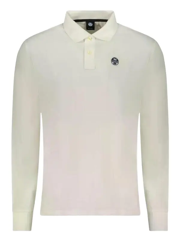 NORTH SAILS Long-sleeved Polo Shirt - Neutrals