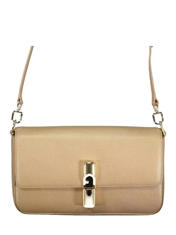 Furla Iride Grained Leather Crossbody Bag - Neutrals
