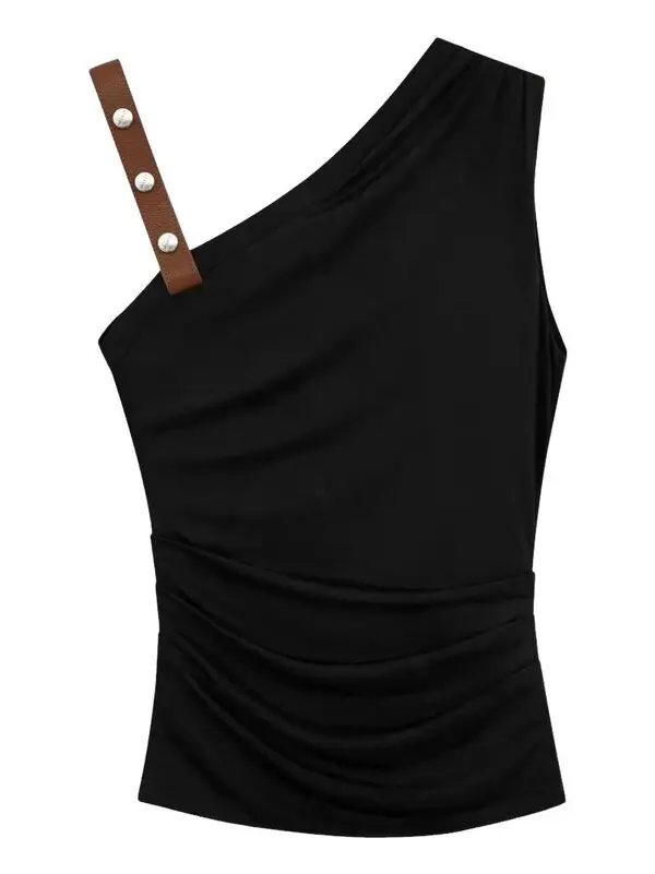 MISCI Zezé One-shoulder Top - Black
