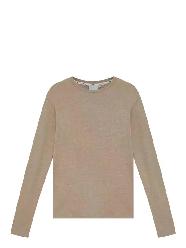 MISCI Long-sleeve Wool Jersey T-shirt - Neutrals