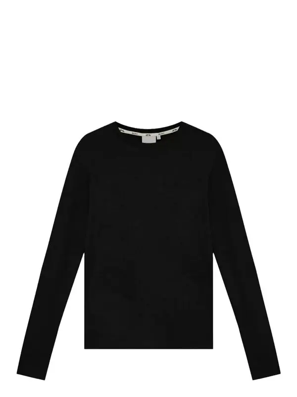 MISCI Long-sleeve Wool Jersey T-shirt - Black