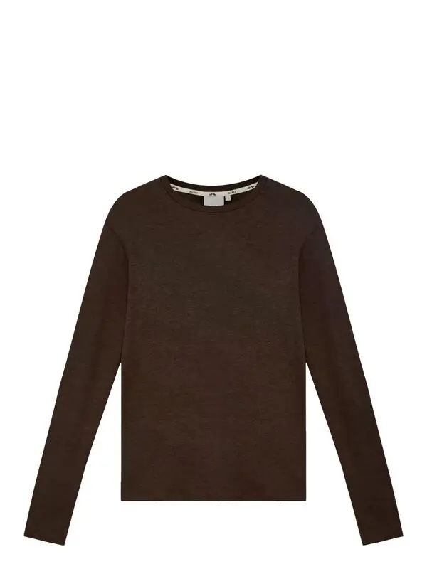 MISCI Long-sleeve Jersey T-shirt - Brown