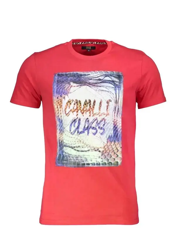 Roberto Cavalli Logo-print T-shirt - Red