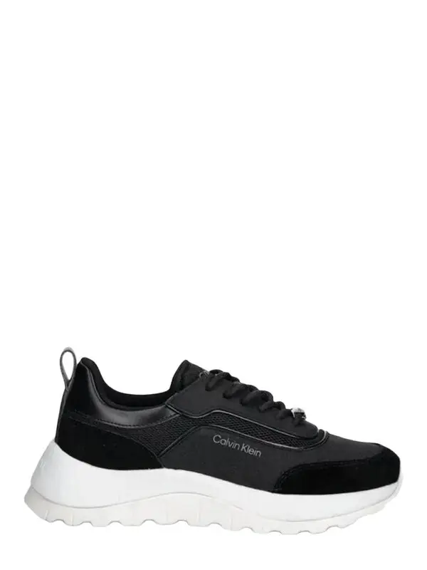 Calvin Klein Leather Sneakers - Black