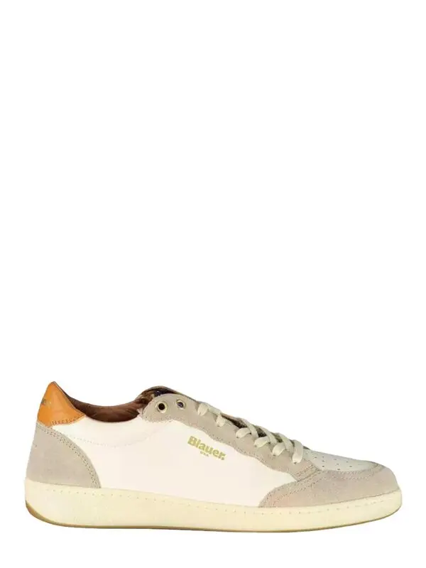 BLAUER. Colour-block Lace-up Sneakers - Neutrals