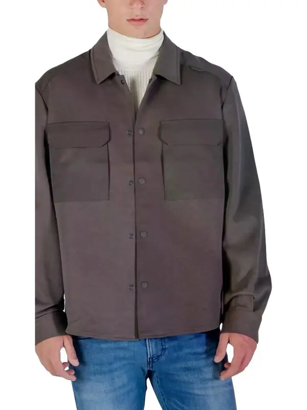 ANTONY MORATO Press-stud Chest-pockets Shirt - Brown