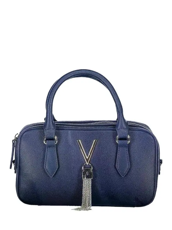 MARIO VALENTINO Vlock Pebbled Tote Bag - Blue