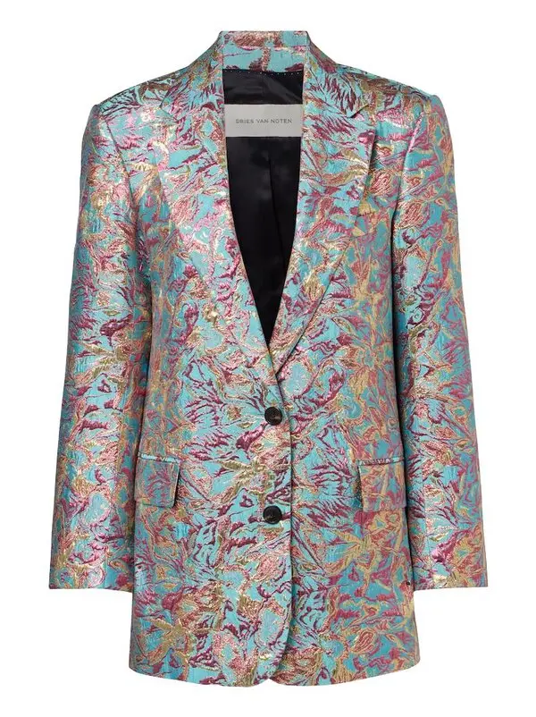 Dries Van Noten Basti Jacquard Jacket - Multicoloured