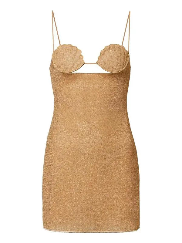 Oseree Lumière Minidress - Gold
