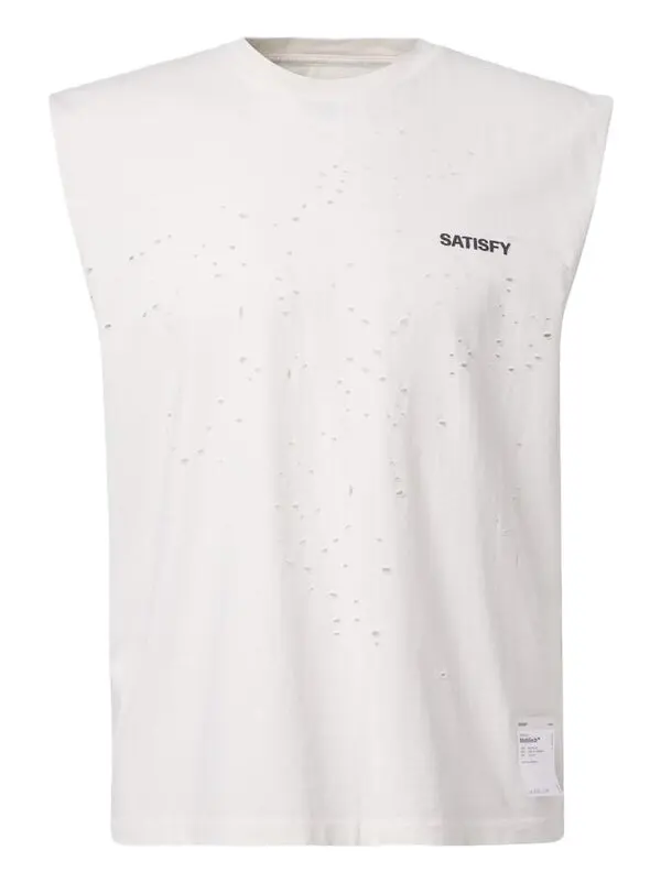 Satisfy Mothtech Cotton Jersey Top - White